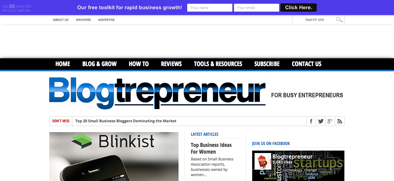 30 Must-Read Blogs for Growing Entrepreneurs